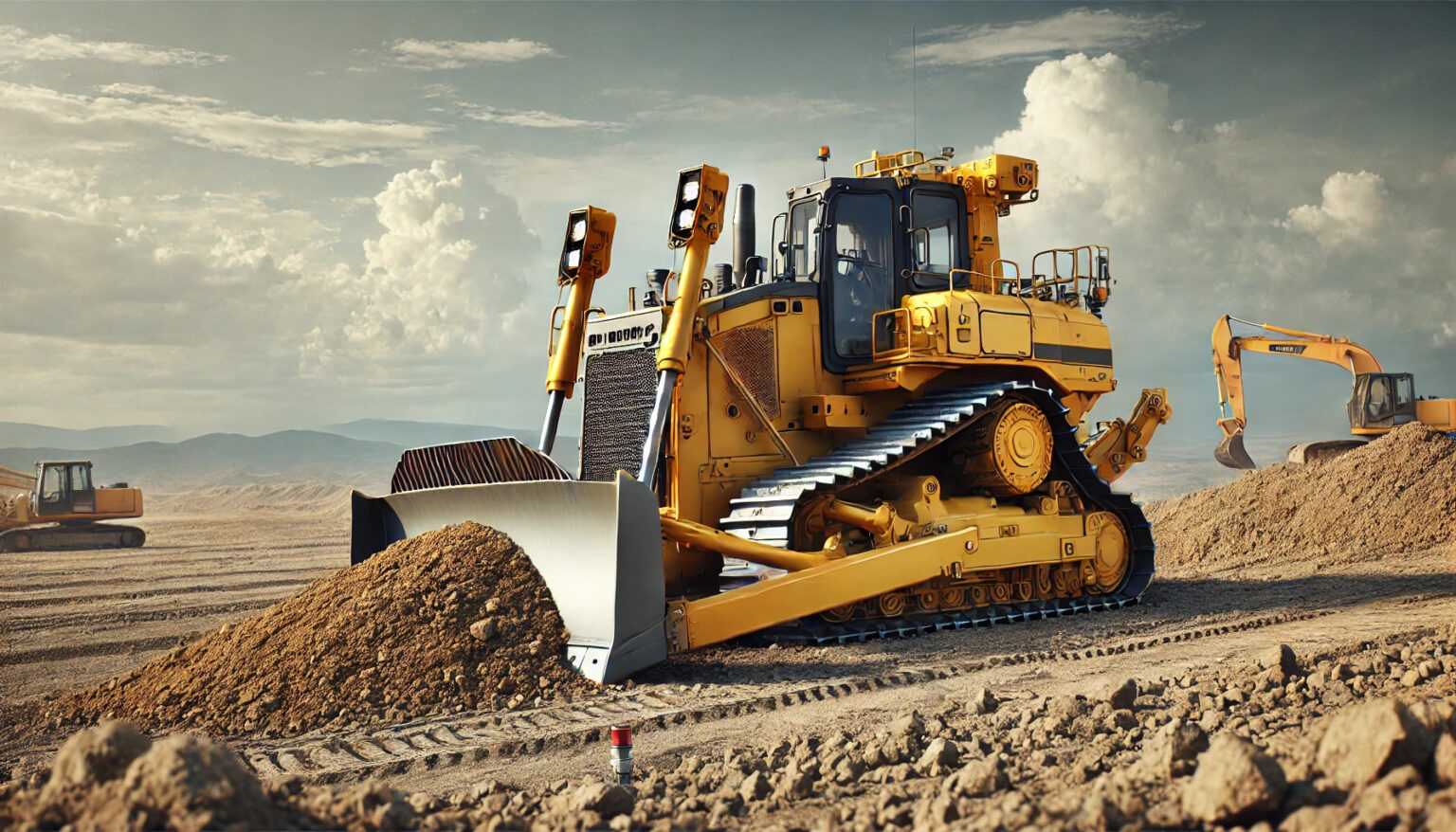 PARTS OF A BULLDOZER AND THEIR FUNCTION